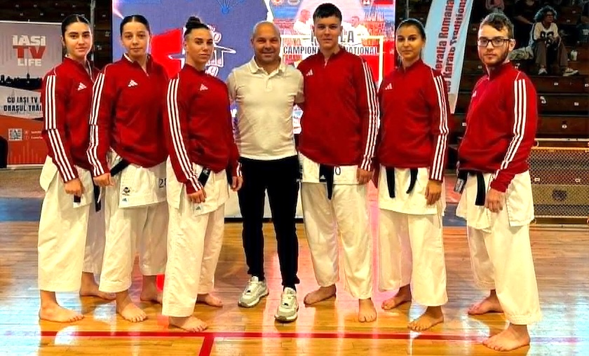 Aur, argint și bronz pentru Sportul Chiscani la Naționalele de Karate ...